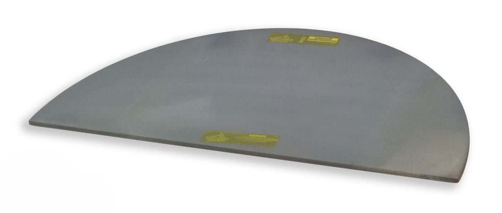 Advancer Kiln Shelf 25" x 12.5" x 5/16" Half Round Nitride Bonded Sili