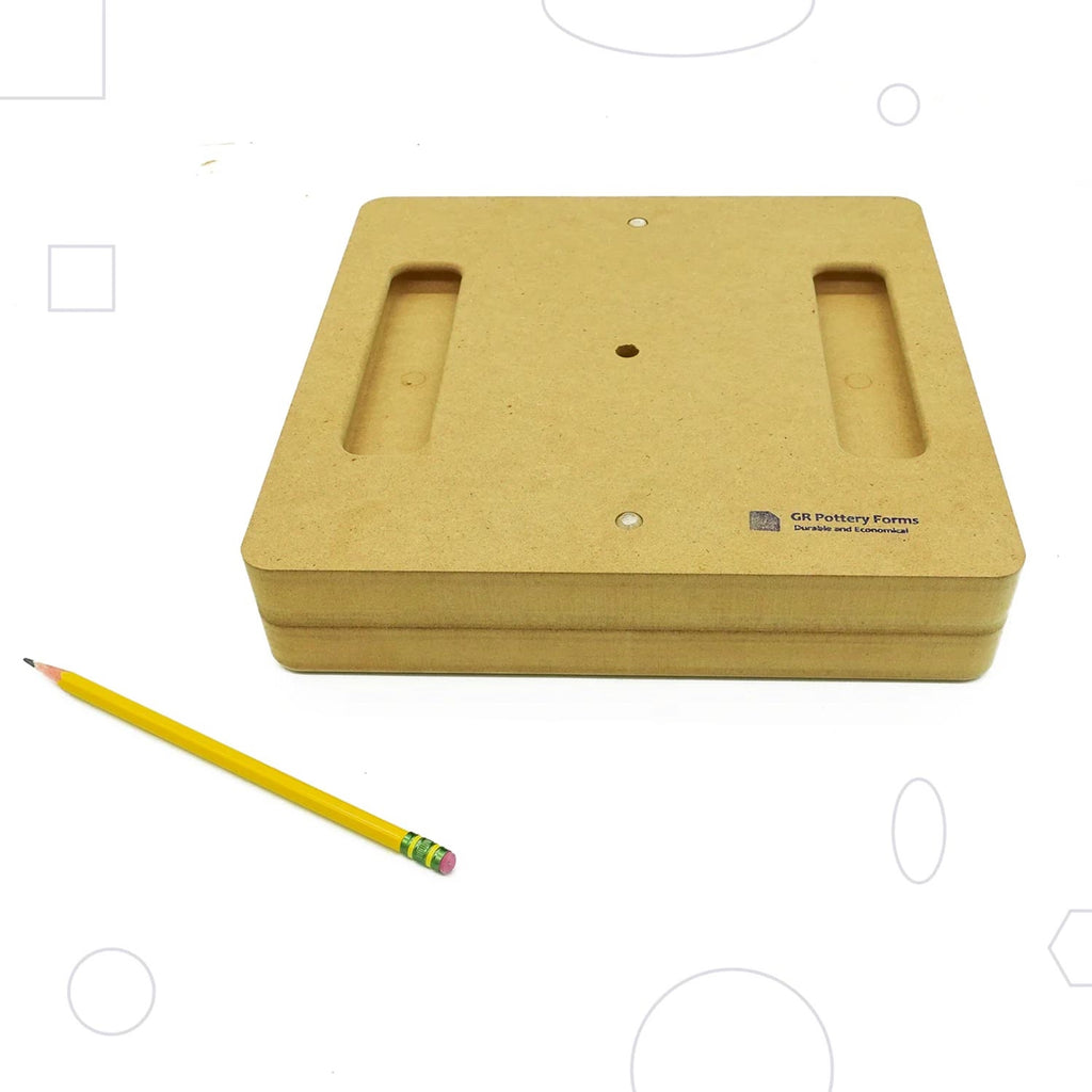 GR Pottery Forms Drape Mold Wallie Casserole 10x10"