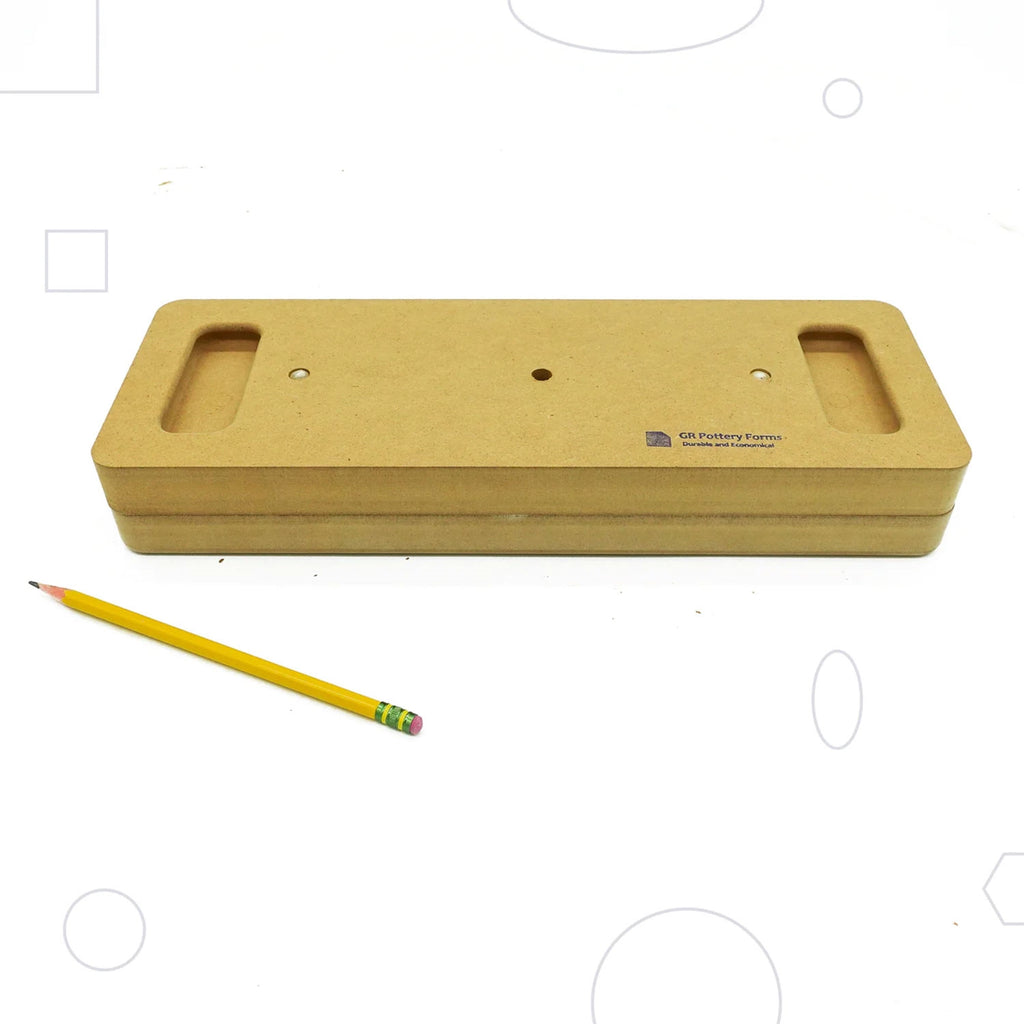 GR Pottery Forms Drape Mold Wallie Casserole 5x14"