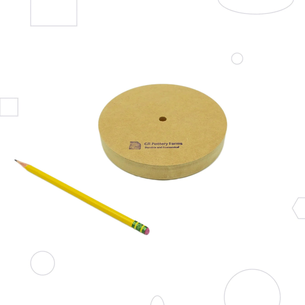 GR Pottery Forms Drape Mold Wallie Round 6"