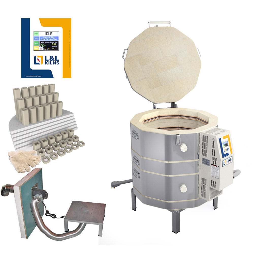 L&L E23M-3 Easy-Fire Kiln Package | Sheffield Pottery Kilns