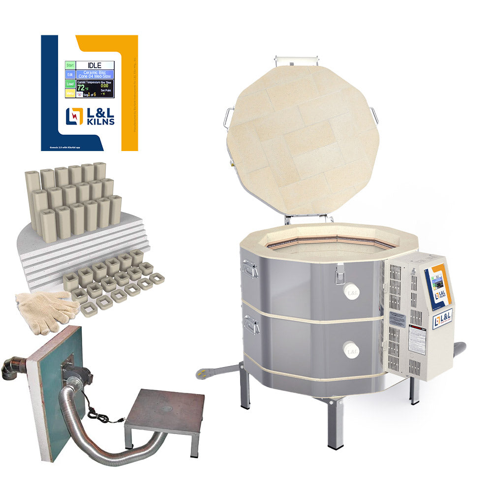 L&L E23S-3 Easy-Fire Kiln Package | Sheffield Pottery Kilns