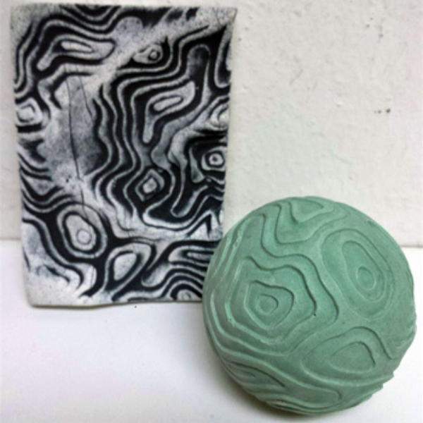 "Texture Sphere TS-9 Topography Moon Ball | Sheffield Pottery"