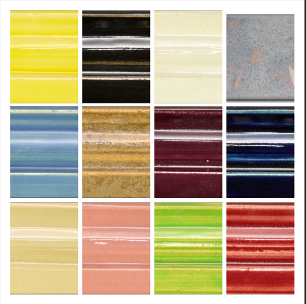 Spectrum Glaze 1100 series Glazes Cone 4-6 (1100 to 1165)